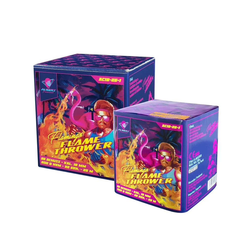 Albert Flamingo Flamethrower - Pyro in Germany